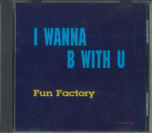 ・アーティスト Fun Factory ・タイトル I Wanna B With U ・レーベル・型番 CURB CURBD1162 ・フォーマット CD ・コンディション(盤) 良い (VG+) ・コンディション(ジャケット) 良い (V...