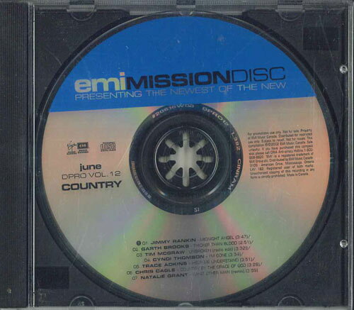 ・アーティスト Various ・タイトル Emi Mission Disc June Dpro Vol. 12 Country ・レーベル・型番 EMI MUSIC CANADA DPROVOL12 ・フォーマット CD ・コンディション...