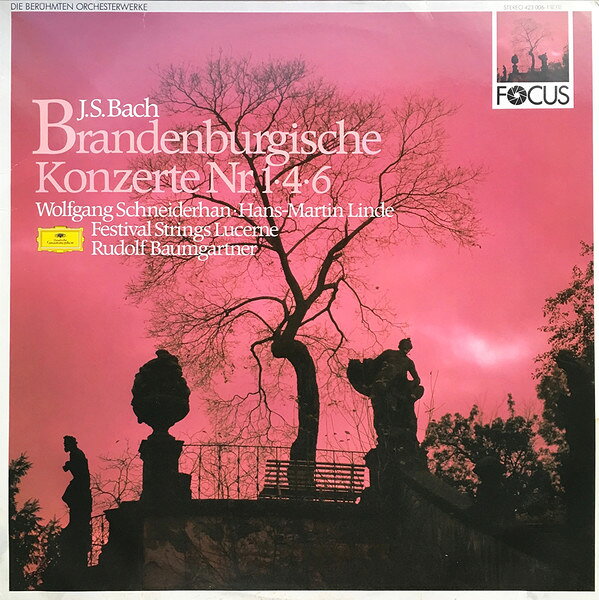 ・アーティスト Rudolf Baumgartner Festival Strings Lucerne ・タイトル J.S. Bach: Brandenburgische Konzerte Nr.1, 4, 6 ・レーベル・型番 DEUTS...