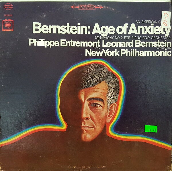 ・アーティスト Leonard Bernstein - Philippe Entremont , Leonard Bernstein , New York Philharmonic ・タイトル Age Of Anxiety (Symphon...
