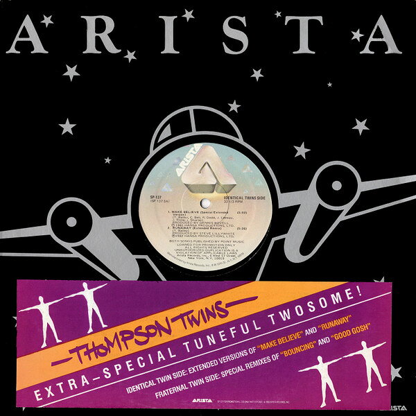 ・アーティスト Thompson Twins ・タイトル Extra-special Tuneful Twosome! ・レーベル・型番 Arista SP137PROMO ・フォーマット 12インチレコード ・コンディション(盤) 良い ...