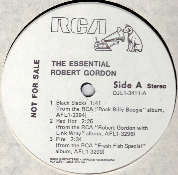 ・アーティスト Robert Gordon ・タイトル The Essential Robert Gordon ・レーベル・型番 RCA DJL13411 ・フォーマット 12インチレコード ・コンディション(盤) 良い (VG+) ・コン...