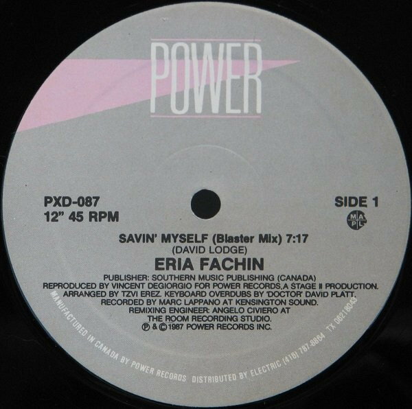 ・アーティスト Eria Fachin ・タイトル Savin' Myself ・レーベル・型番 Power Records PXD087 ・フォーマット 12インチレコード ・コンディション(盤) 良い (VG+) ・コンディション(ジャ...