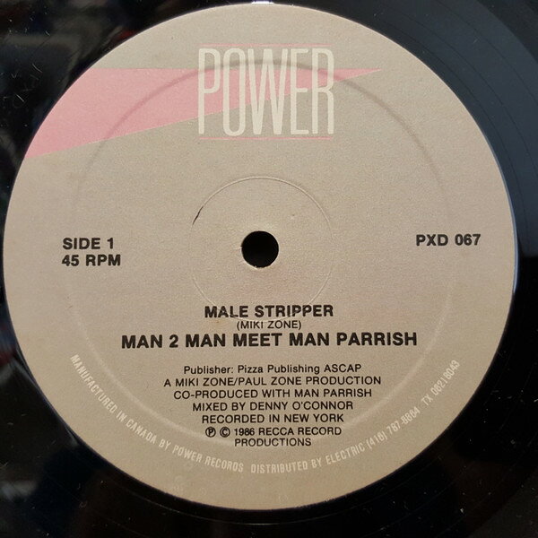 ・アーティスト Man 2 Man Meet Man Parrish ・タイトル Male Stripper ・レーベル・型番 Power Records PXD067 ・フォーマット 12インチレコード ・コンディション(盤) 良い (V...