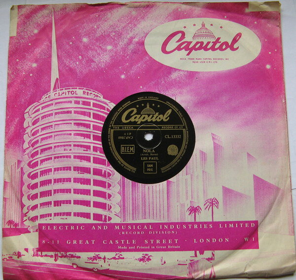 ・アーティスト Les Paul ・タイトル Nola / Jealous ・レーベル・型番 CAPITOL RECORDS CL13332 ・フォーマット 78回転SP盤レコード ・コンディション(盤) 良い (VG+) ・コンディション...