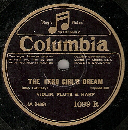 ・アーティスト Violin, Flute & Harp Trio / Violin, Flute & Piano Trio ・タイトル The Herd Girls Dream / To My Mother-serenade ・レーベル・...