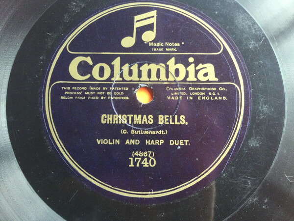 ・アーティスト Violin & Harp Duet / Violin, Flute & Harp Trio ・タイトル Christmas Bells / At Midnight ・レーベル・型番 COLUMBIA 1740 ・フォーマッ...