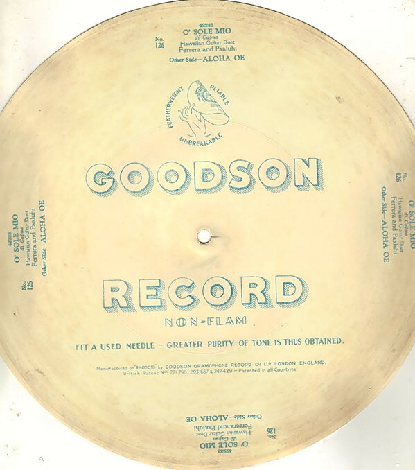 ・アーティスト Ferrera & Paaluhi / Marathon Dance Orchestra ・タイトル O Sole Mio / They All Stare At My Girl ・レーベル・型番 GOODSON RECOR...