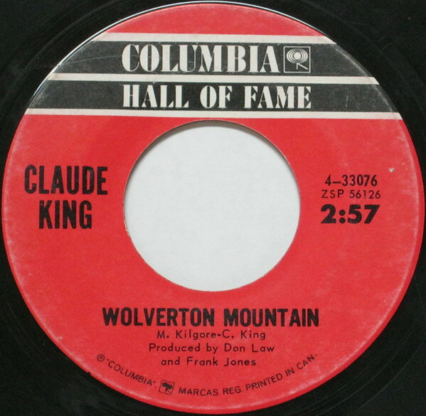 ・アーティスト Claude King ・タイトル Wolverton Mountain / Sam Hill ・レーベル・型番 Columbia 1333076 ・フォーマット 7インチレコード ・コンディション(盤) 良い (VG+) ...