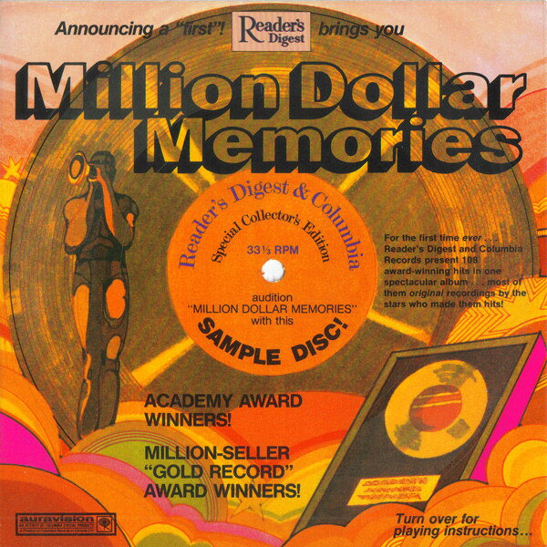 ・アーティスト Various ・タイトル Million Dollar Memories ・レーベル・型番 Reader's Digest NONE ・フォーマット 7インチレコード ・コンディション(盤) 良い (VG+) ・コンディシ...