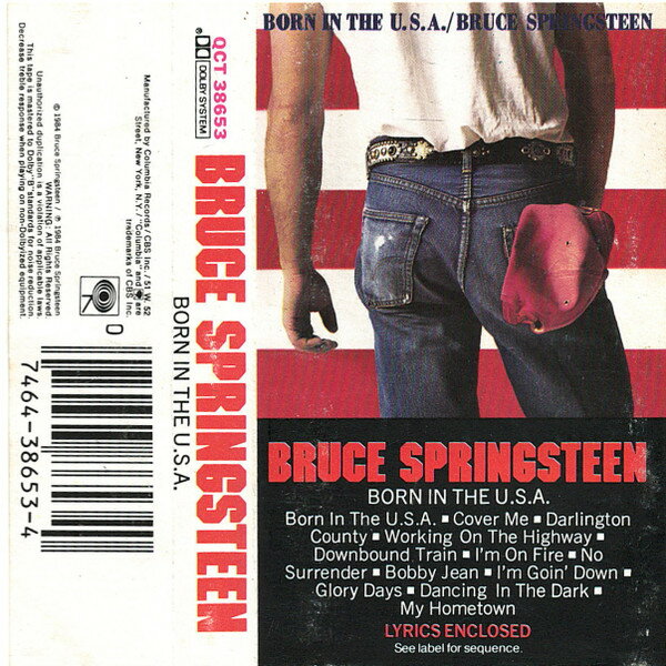 ・アーティスト Bruce Springsteen ・タイトル Born In The U.s.a. ・レーベル・型番 COLUMBIA QCT38653 ・フォーマット カセットテープ ・コンディション(盤) 良い (VG+) ・コンディ...