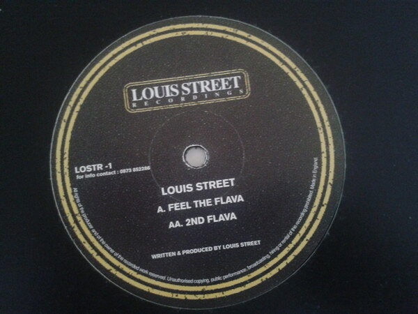 ・アーティスト Louis Street ・タイトル Feel The Flava / 2nd Flava ・レーベル・型番 Louis Street Recordings LOSTR1 ・フォーマット 12インチレコード ・コンディション...