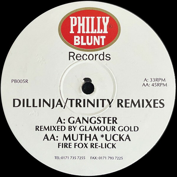 ・アーティスト Dillinja / Trinity ・タイトル Mutha*ucka / Gangster (Remixes) ・レーベル・型番 Philly Blunt Records PB005R ・フォーマット 12インチレコード ...