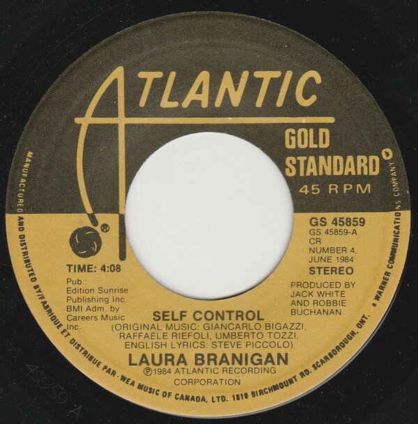 ・アーティスト Laura Branigan ・タイトル Self Control / Ti Amo ・レーベル・型番 Atlantic GS45859 ・フォーマット 7インチレコード ・コンディション(盤) 良い (VG+) ・コンディ...