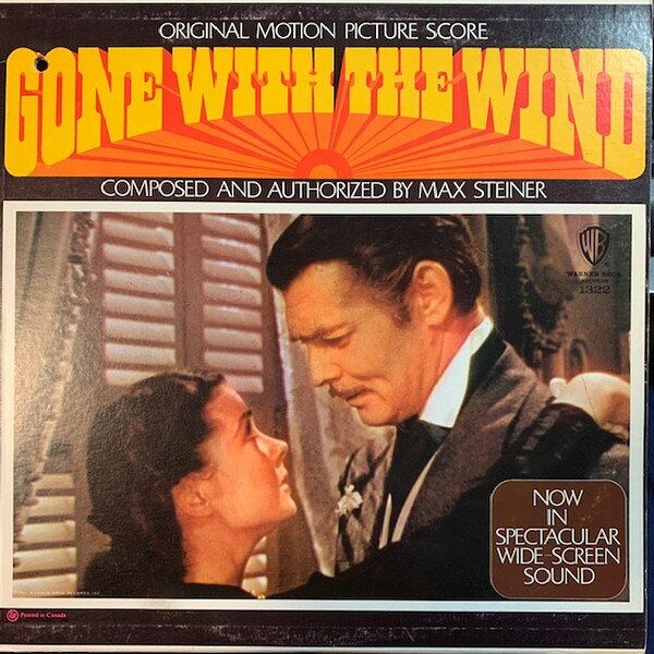 ・アーティスト Max Steiner ・タイトル Gone With The Wind ・レーベル・型番 Warner Bros. Records WS1322 ・フォーマット LPレコード ・コンディション(盤) 可 (VG) ・コンデ...