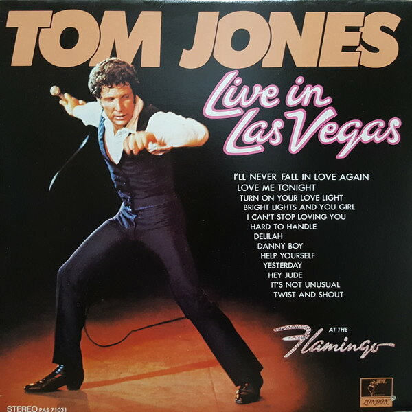 ・アーティスト Tom Jones ・タイトル Live In Las Vegas ・レーベル・型番 Parrot PAS71031 ・フォーマット LPレコード ・コンディション(盤) 良い (VG+) ・コンディション(ジャケット) 良...