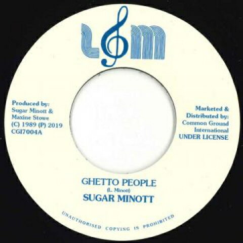 ・アーティスト Sugar Minott ・タイトル Ghetto People / Version ・レーベル・型番 L & M UK CGI7004 ・フォーマット 7インチレコード ・コンディション(盤) 新品 (M) ・コンディショ...