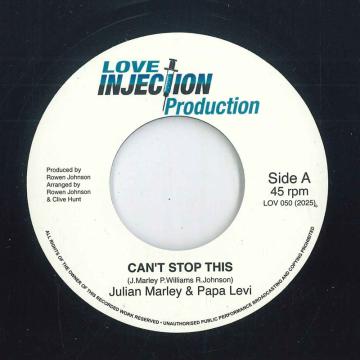 ・アーティスト Julian Marley, Papa Levi ・タイトル Can't Stop This / South Of The River ・レーベル・型番 Love Injection Production UK LOV050...