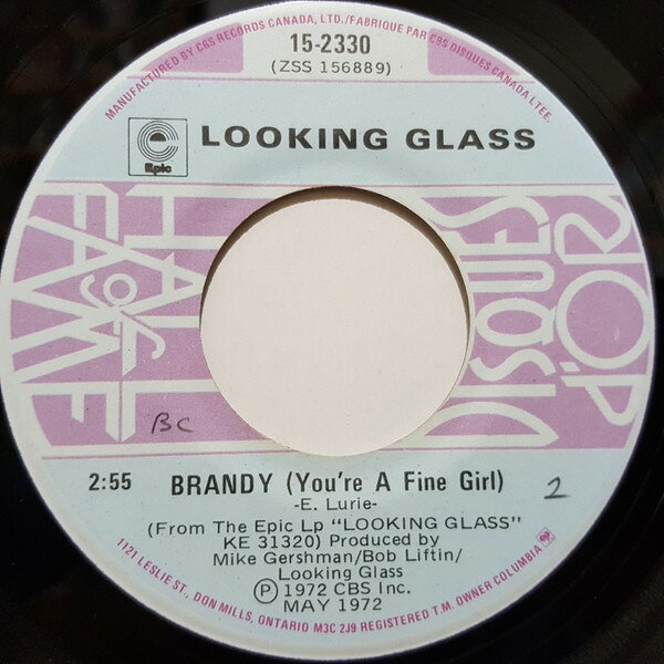 ・アーティスト Looking Glass ・タイトル Brandy ( You're A Fine Girl) / Golden Rainbow ・レーベル・型番 Epic 152330 ・フォーマット 7インチレコード ・コンディション...