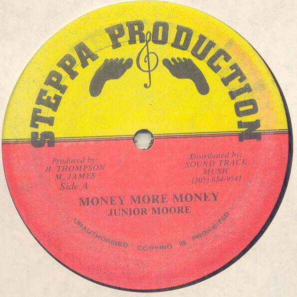 ・アーティスト Sylvanus "Junior" Moore ・タイトル Money More Money ・レーベル・型番 Steppa Production NONE ・フォーマット 12インチレコード ・コンディション(盤) 良い ...