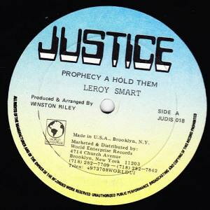 ・アーティスト Leroy Smart ・タイトル Prophecy A Hold Them ・レーベル・型番 Justice JUDIS018 ・フォーマット 12インチレコード ・コンディション(盤) 良い (VG+) ・コンディション...