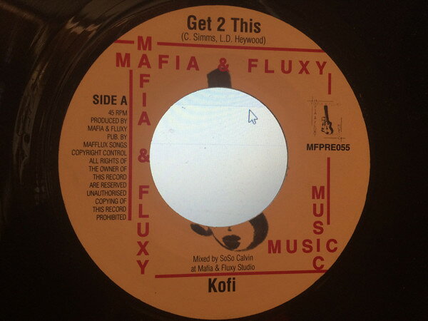 ・アーティスト Kofi / Santana ・タイトル Get 2 This / Mamma ・レーベル・型番 Mafia And Fluxy MFPRE055 ・フォーマット 7インチレコード ・コンディション(盤) 可 (VG) ・コ...