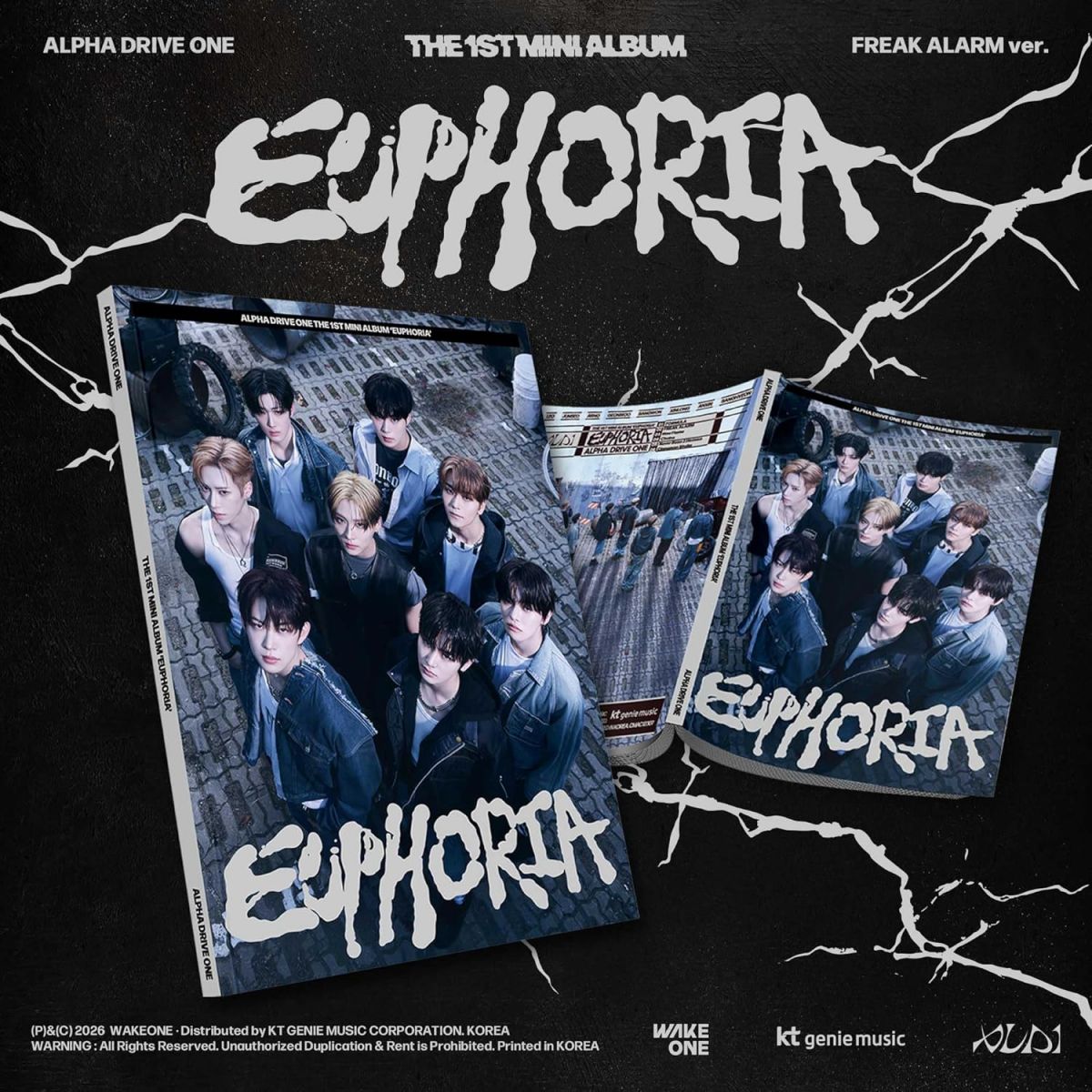 ・アーティスト ALPHA DRIVE ONE ・タイトル ALPHA DRIVE ONE [EUPHORIA] (FREAK ALARM Ver.)（韓国盤）【正規輸入盤】 ・レーベル・型番 GENIE MUSIC CMAC12307 ・...