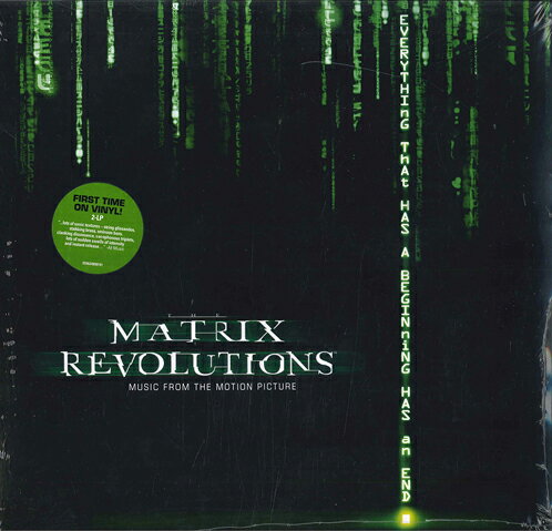 ・アーティスト Various ・タイトル The Matrix Revolutions (Music From The Motion Picture) ・レーベル・型番 Warner Sunset Records, Maverick 09...