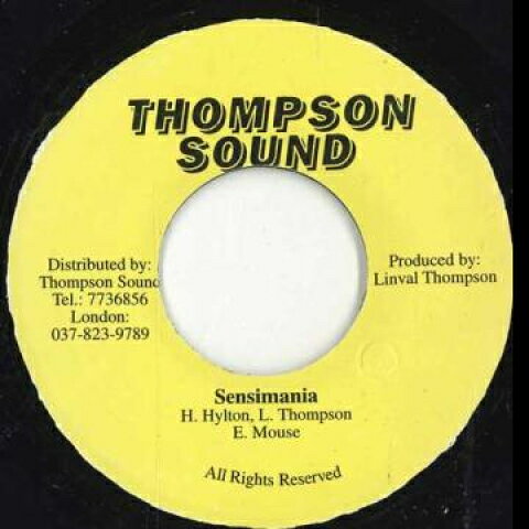 ・アーティスト Eek A Mouse / Roots Radics ・タイトル Sensimania ・レーベル・型番 Thompson Sound none ・フォーマット 7インチレコード ・コンディション(盤) 新品 (M) ・コン...