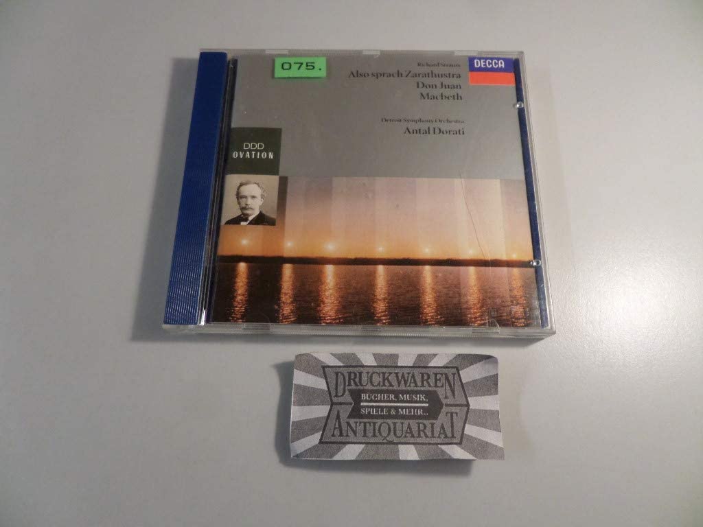 ・アーティスト Strauss, Dorati; Detroit Symphony Orchestra ・タイトル Also Sprach Zarathustra ・レーベル・型番 Decca 4307082 ・フォーマット CD ・コンデ...