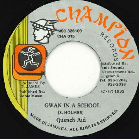 ・アーティスト Quench Aid ・タイトル Gwan In A School ・レーベル・型番 ・フォーマット 7インチレコード ・コンディション(盤) 新品 (M) ・コンディション(ジャケット) ・コンディション(帯) オビなし ...