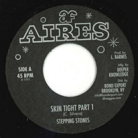 ・アーティスト Stepping Stones ・タイトル Skin Tight Part 1 / Part 2 ・レーベル・型番 Aires/Digikiller/Deeper Knowledge US DKR222 ・フォーマット 7イ...