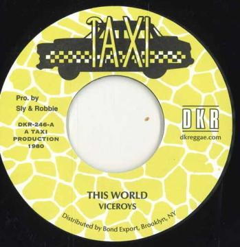 ・アーティスト Viceroys ・タイトル This World / Version ・レーベル・型番 Taxi/Digikiller US DKR246 ・フォーマット 7インチレコード ・コンディション(盤) 新品 (M) ・コンディ...