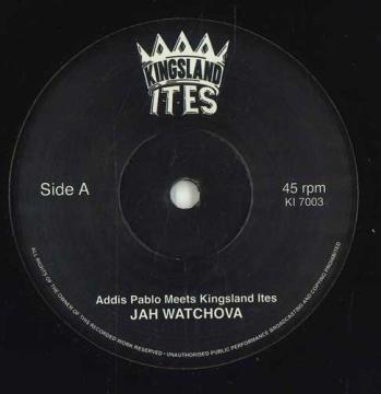 ・アーティスト Addis Pablo, Kingsland Ites ・タイトル Jah Watchova / Dub ・レーベル・型番 Kingsland Ites EU KI7003 ・フォーマット 7インチレコード ・コンディション...