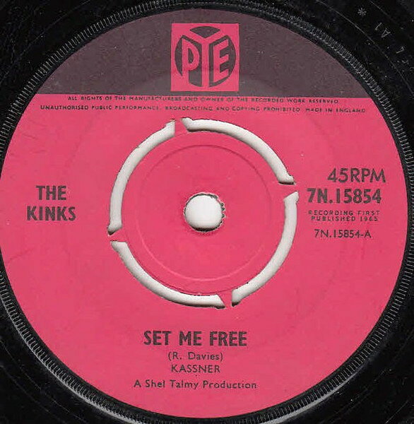 ・アーティスト Kinks ・タイトル Set Me Free ・レーベル・型番 Pye Records 7N15854 ・フォーマット 7インチレコード ・コンディション(盤) 可 (VG) ・コンディション(ジャケット) プレインカバー...
