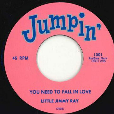 ・アーティスト Little Jimmy Ray ・タイトル You Need To Fall In Love / Go Away With Me ・レーベル・型番 Jumpin' UK 1001 ・フォーマット 7インチレコード ・コンデ...