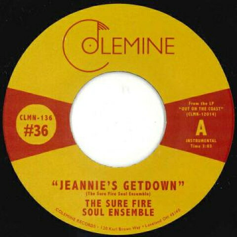 ・アーティスト Sure Fire Soul Ensemble ・タイトル Jeannie's Get Down / A Message From The Meters ・レーベル・型番 Colemine Records CLMN136 ・...