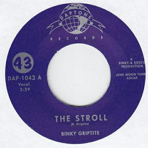 ・アーティスト Binky Griptite ・タイトル Stroll / Stroll Part 2 ・レーベル・型番 DAPTONE DAP1043 ・フォーマット 7インチレコード ・コンディション(盤) 新品 (M) ・コンディショ...