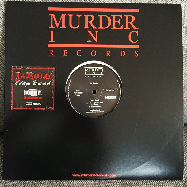 ・アーティスト Ja Rule ・タイトル Clap Back / The Crown ・レーベル・型番 Murder Inc Records DEFR159421 ・フォーマット 12インチレコード ・コンディション(盤) 良い (VG+...