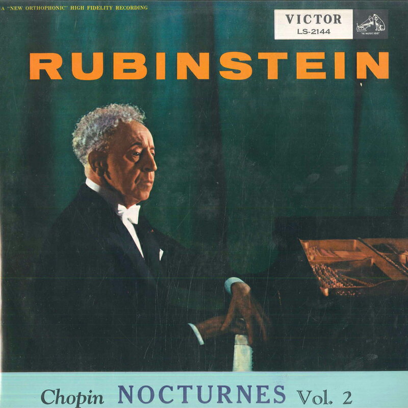 ・アーティスト Chopin, Arthur Rubinstein ・タイトル Chopin Nocturnes Vol. 2 ・レーベル・型番 VICTOR RED SEAL LS2144 ・フォーマット LPレコード ・コンディション(...