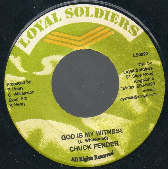 ・アーティスト Chuck Fender ・タイトル God Is My Witness ・レーベル・型番 Loyal Soldiers Production LS0022 ・フォーマット 7インチレコード ・コンディション(盤) 良い (...