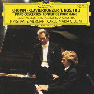 ・アーティスト Los Angeles Philharmonic Orchestra, Krystian Zimerman, Carlo Maria Giulini ・タイトル Chopin Clavierkonzerte Nos.1 & ...