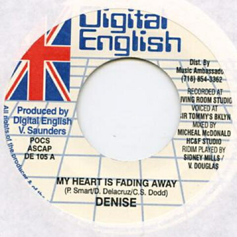 ・アーティスト Denise / Don Angelo ・タイトル My Heart Is Fading Away / Loose ・レーベル・型番 Digital English DE105 ・フォーマット 7インチレコード ・コンディシ...