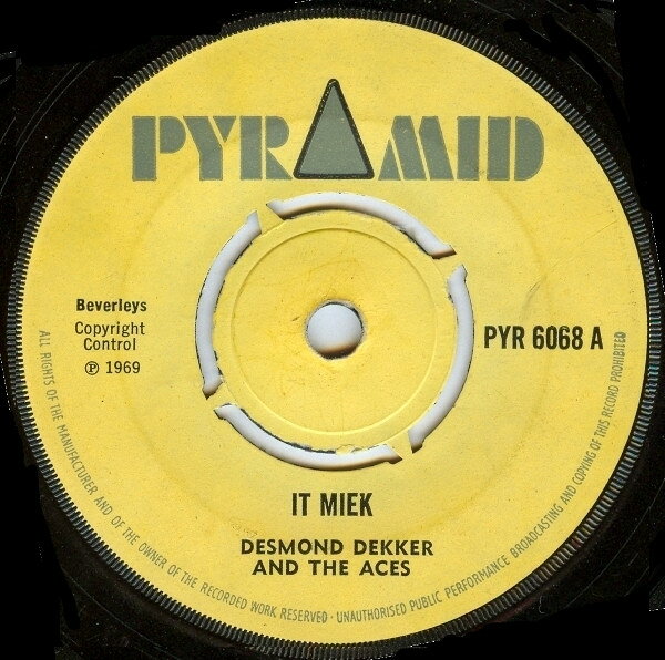 ・アーティスト Desmond Dekker & The Aces ・タイトル It Miek / Problems ・レーベル・型番 Pyramid PYR6068 ・フォーマット 7インチレコード ・コンディション(盤) 可 (VG) ...