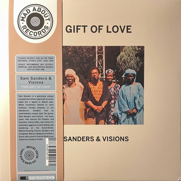 ・アーティスト Sam Sanders & Visions ・タイトル Gift Of Love (180g) ・レーベル・型番 MAD ABOUT MAR064 ・フォーマット LPレコード ・コンディション(盤) 新品 (M) ・コンデ...