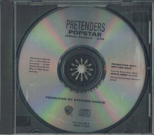 ・アーティスト Pretenders ・タイトル Popstar ・レーベル・型番 WARNER BROS PROCD4206R ・フォーマット CD ・コンディション(盤) 良い (VG+) ・コンディション(ジャケット) カバーなし ・...