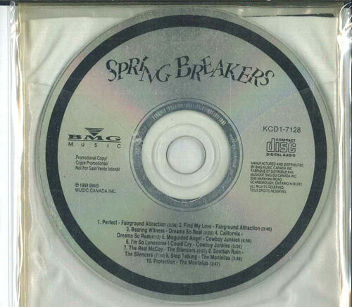 ・アーティスト Various ・タイトル Spring Breakers ・レーベル・型番 BMG KCD17128 ・フォーマット CD ・コンディション(盤) 可 (VG) ・コンディション(ジャケット) カバーなし ・コンディション...