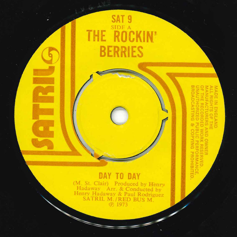 ・アーティスト Rockin' Berries ・タイトル Day To Day ・レーベル・型番 Satril SAT9 ・フォーマット 7インチレコード ・コンディション(盤) ほぼ新品 (M-) ・コンディション(ジャケット) プレイ...