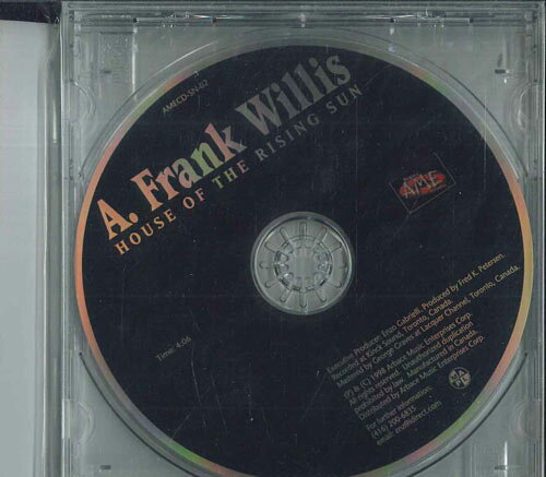 ・アーティスト A. Frank Willis ・タイトル House Of The Rising Sun ・レーベル・型番 A.M.E. AMECDSN02 ・フォーマット CD ・コンディション(盤) ほぼ新品 (M-) ・コンディショ...