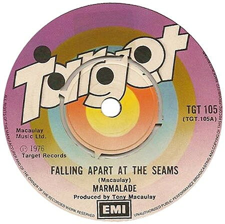 ・アーティスト Marmalade ・タイトル Falling Apart At The Seams ・レーベル・型番 Target TGT105 ・フォーマット 7インチレコード ・コンディション(盤) 良い (VG+) ・コンディション...